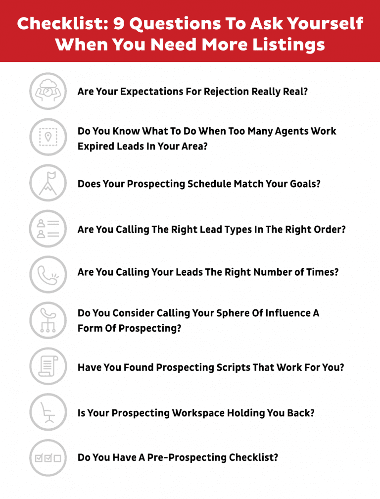 9 Questions to Ask Yourself When You Need More Listings - REDX