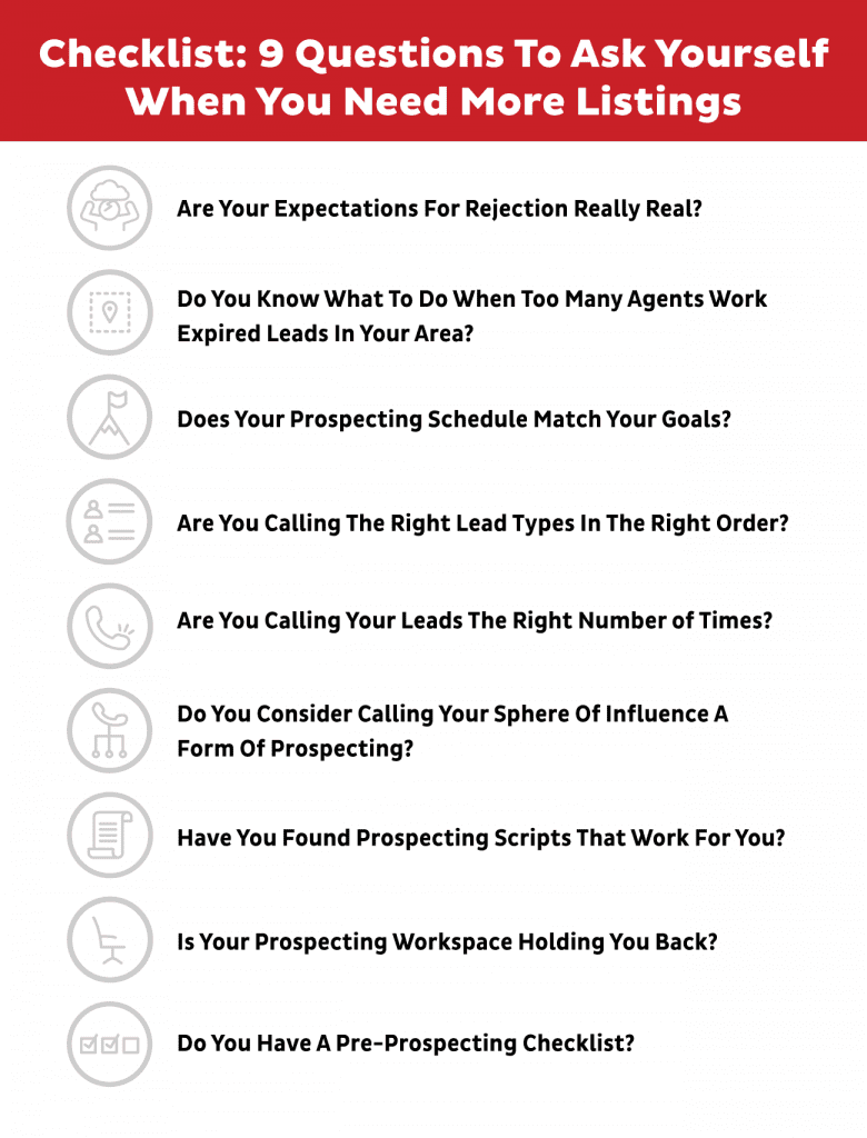 9 Questions to Ask Yourself When You Need More Listings - REDX
