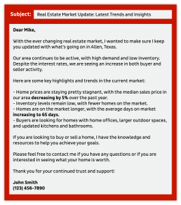 11 Real Estate Email Templates & Scripts to Engage Your Database - REDX